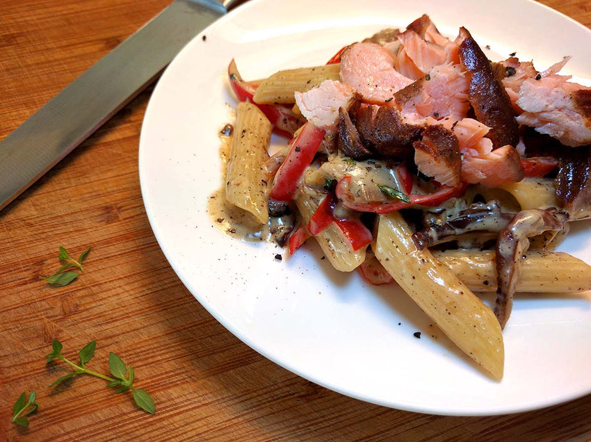 Wildfish Smoked Salmon Pasta – Wildfish Cannery